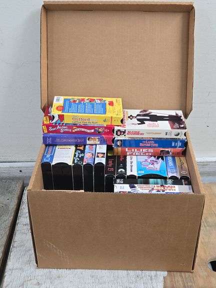 Box Full of VHS Tapes. 7D - Lil Dusty Online Auctions - All Estate ...