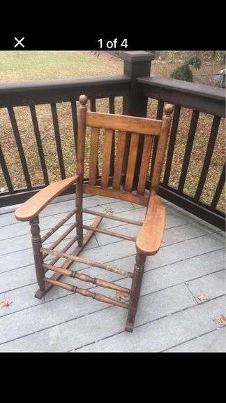 Solid Wood Rocker Frame - Lil Dusty Online Auctions - All Estate ...