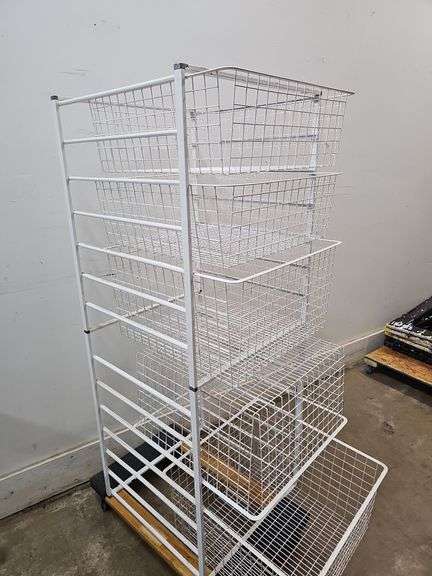 Modular 5 drawer storage racks 22x21x57 - Lil Dusty Online Auctions ...