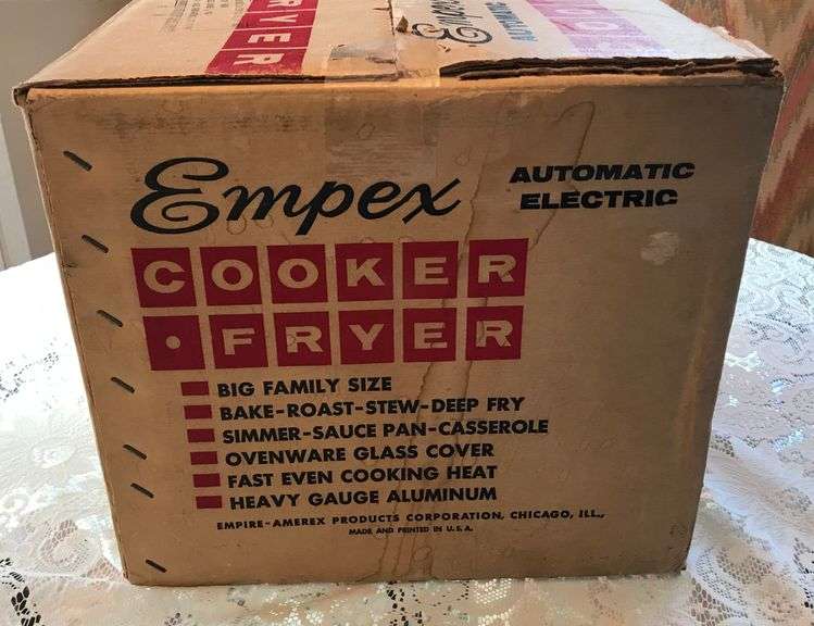 Vintage Empex Cooker Fryer - Lil Dusty Online Auctions - All Estate Services, LLC