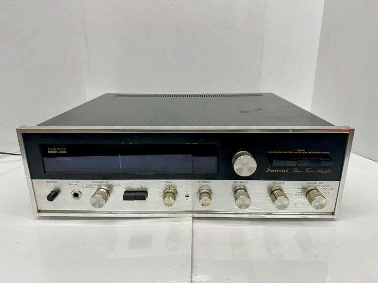 Sansui 2000 Receiver - Lil Dusty Online Auctions - All Estate Services, LLC