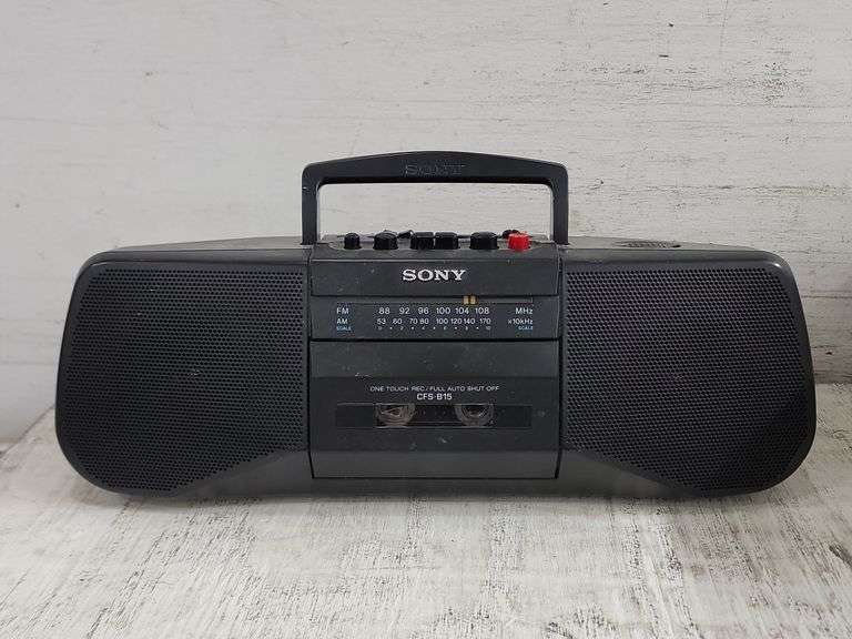 Vintage Sony CFS-B15 Radio/Cassette/Recorder Boombox. 2D - Lil Dusty ...