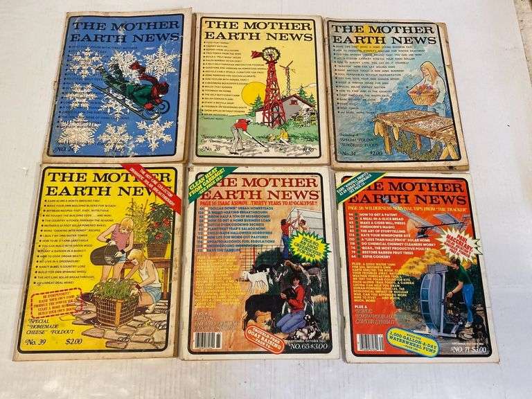 Vintage Mother Earth News magazines -1970's & 80's - Lil Dusty Online ...
