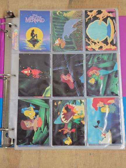 Assorted Vintage Disney Trading Cards in Lisa Frank Binder. 4E - Lil ...