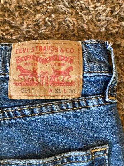 Red Tag Levis size 31-30,excellent condition - Lil Dusty Online Auctions - All Estate Services, LLC