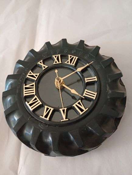 Vintage Firestone tire clock - Lil Dusty Online Auctions - All Estate ...