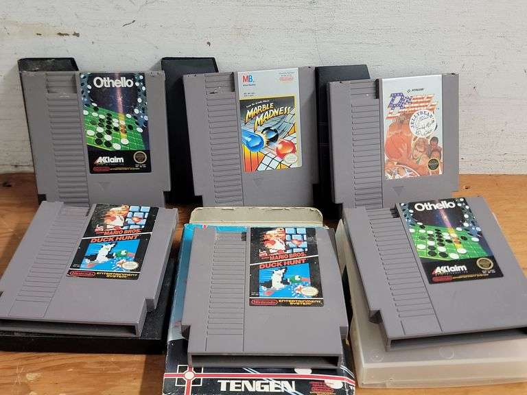 Nintendo NES Game Cartridges. 3C - Lil Dusty Online Auctions - All ...