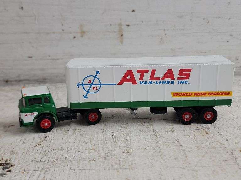 Hartoy "Atlas Van-Lines" Die Cast Model Truck & Trailer. 7C - Lil Dusty ...