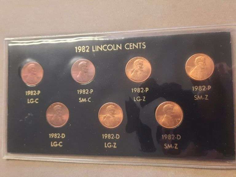 1982 Penny Variations Set - Lil Dusty Online Auctions - All Estate ...