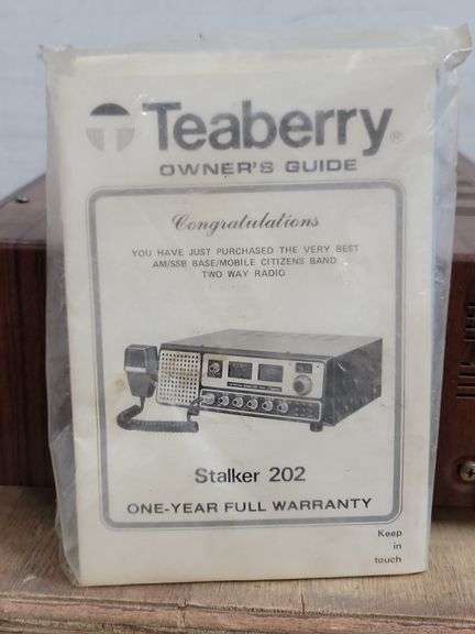 Teaberry Stalker 202 CB 2-Way Radio with Owner's Guide. 5C - Lil Dusty ...