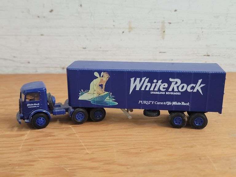 Mack CJ "White Rock" Sparkling Beverage Die Cast Model Truck & Trailer ...