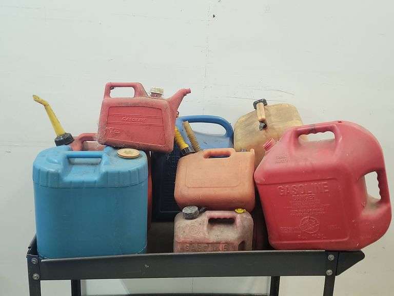 Assorted Gas Cans - Lil Dusty Online Auctions - All Estate Services, LLC