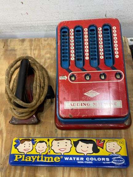 Vintage toys – wolverine adding machine, playtime watercolors & Sunny ...