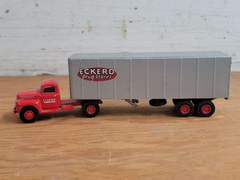 Hartoy "Eckerd Drug Stores" Die Cast Model Truck & Trailer. 7C - Lil ...
