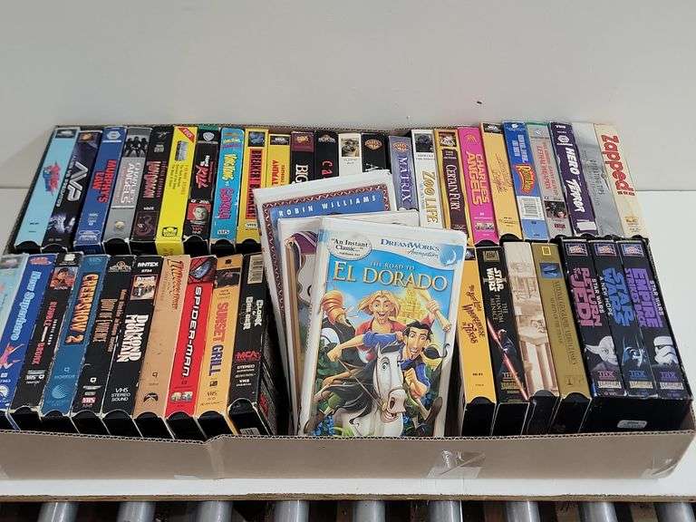 Large Lot of VHS Tapes. 3F - Lil Dusty Online Auctions - All Estate ...