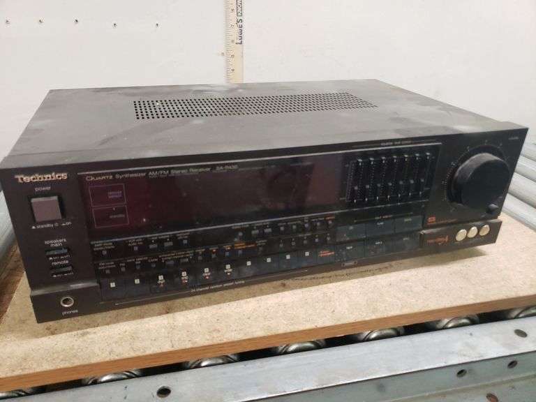 TECHNICS STEREO RECIEVER SA-R430, NEEDS POWER CORD. 2D - Lil Dusty ...