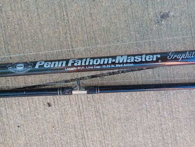 Penn Fathom-Master fishing pole 8 1/2' - Lil Dusty Online Auctions ...