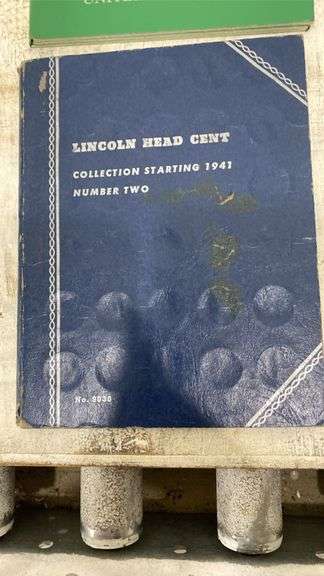 Lincoln Memorial one cent book 1959 to 1998, collection number two 1941 ...