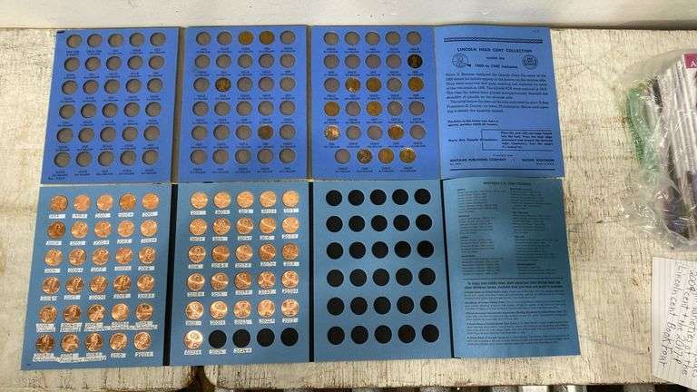 Lincoln head Penny coin folders number one collection 1909–1940, 1999 ...