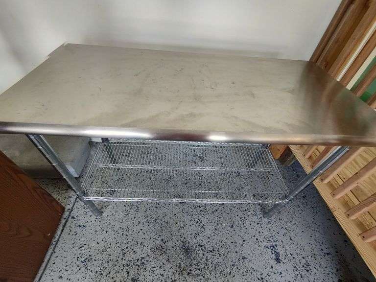 Kitchen prep table - Lil Dusty Online Auctions - All Estate Services, LLC