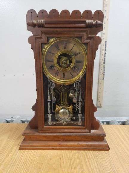 ANTIQUE GILBERT "THALBA" CLOCK. DC - Lil Dusty Online Auctions - All ...
