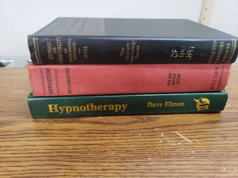 VARIOUS HYPNOSIS BOOKS. 22C - Lil Dusty Online Auctions - All Estate ...