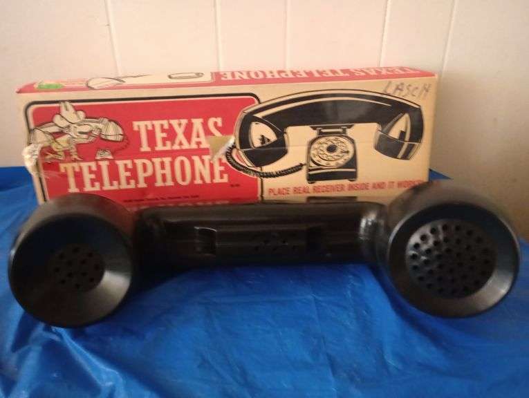 1969 Texas Telephone with box - Lil Dusty Online Auctions - All Estate ...