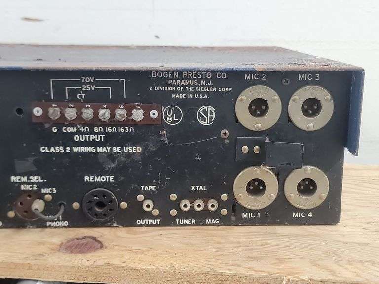 Vintage Bogen Mixer / Amplifier (Model MX30) . 4F - Lil Dusty Online ...