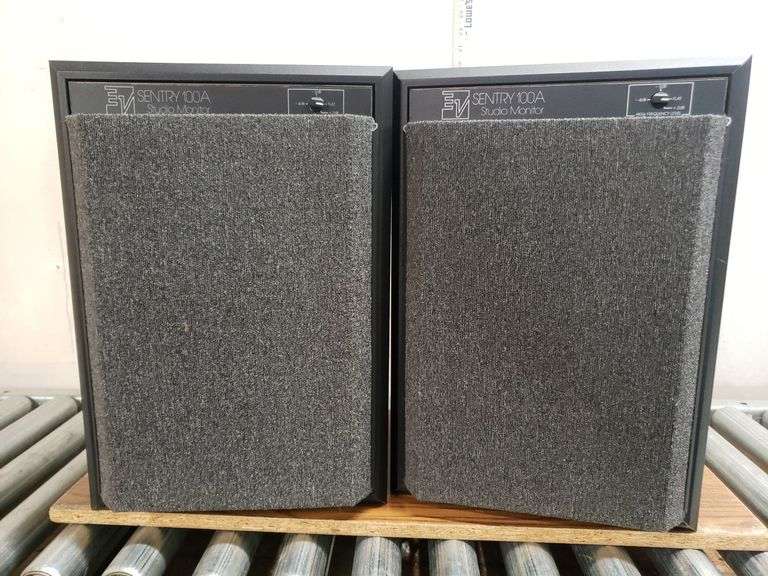 PAIR OF EV SENTRY 100A STUDIO MONITOR SPEAKERS. 21C - Lil Dusty Online ...