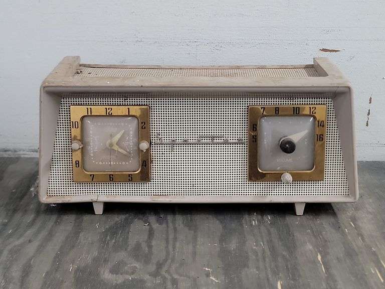 1954 Sparton "Morning Star" AM Clock Tube Radio (Model 329T). 5D - Lil ...