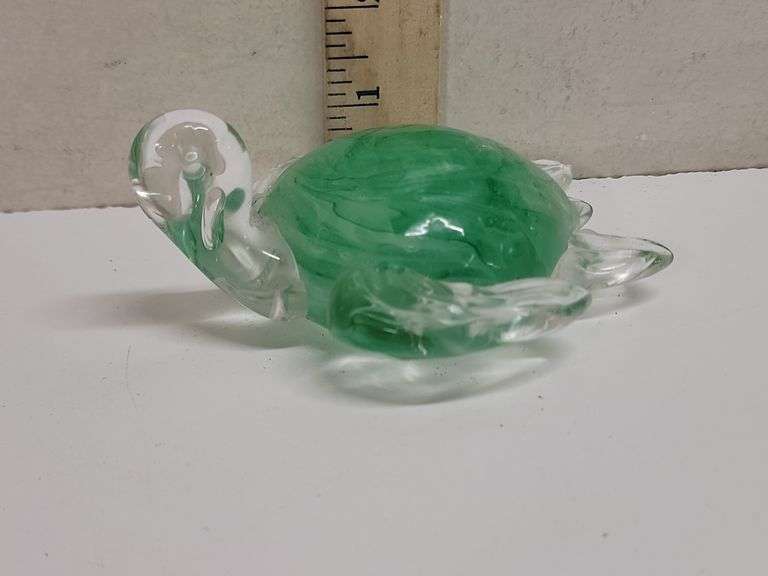 DYNASTY GALLERY GREEN GLOW GLASS SEA TURTLE. DC - Lil Dusty Online ...