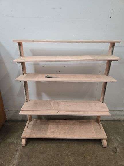 Wooden Display Shelf - Lil Dusty Online Auctions - All Estate Services, LLC