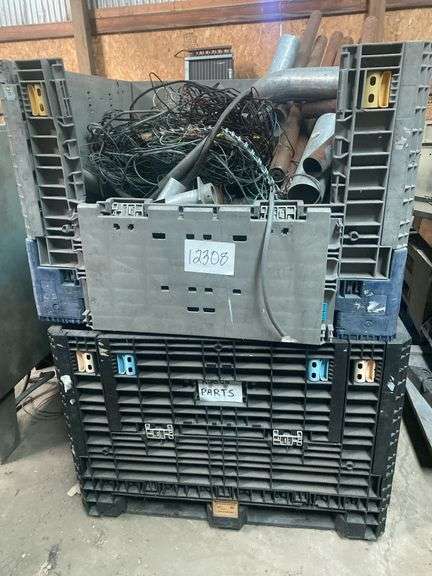 2 plastic racks full of scrap wiring and metal - Lil Dusty Online ...