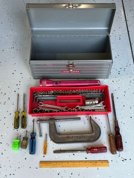 Beautiful Craftsman Toolbox With Tools - Lil Dusty Online Auctions ...