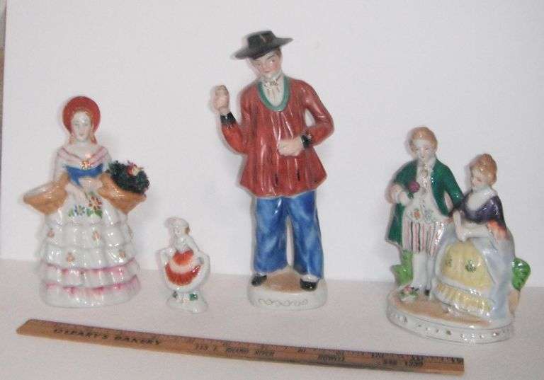 4 Vintage Occupied Japan Figurines - Lil Dusty Online Auctions - All ...