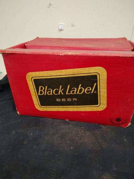 Black Label box that holds 24 bottles - Lil Dusty Online Auctions - All ...