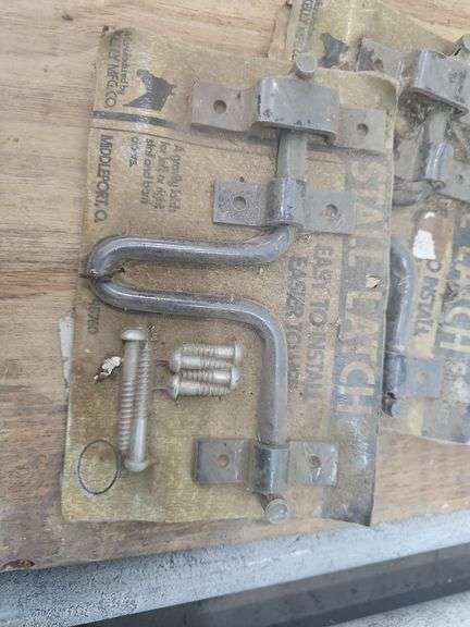 Lot of 3 new stall latch kits 6c - Lil Dusty Online Auctions - All ...