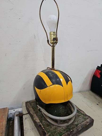 Vintage University of Michigan helmet lamp. 2a - Lil Dusty Online ...