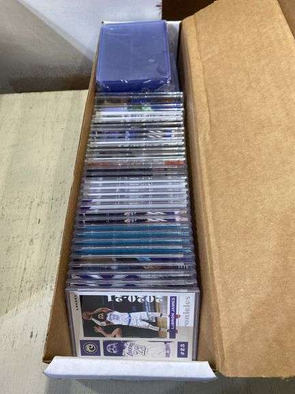 Basketball cards in cases - LeBron James, Chris Paul, Kevin Durant ...