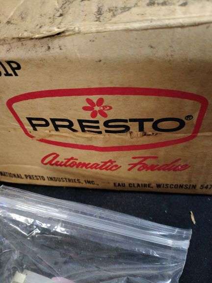 Vintage Presto automatic fondue pot - Lil Dusty Online Auctions - All ...