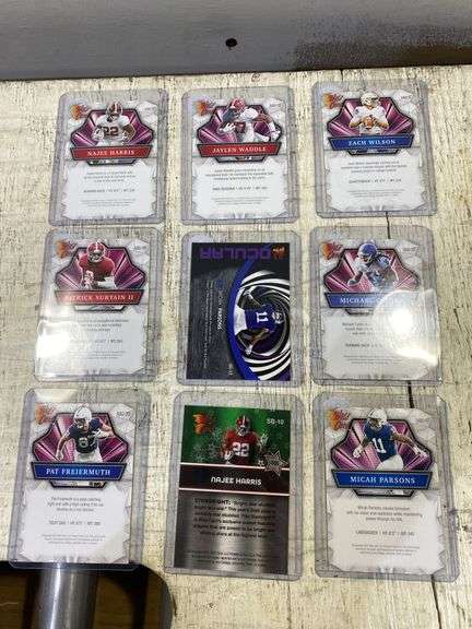 Lot of 9 Wild Card football cards 2021-2022. 7c - Lil Dusty Online ...