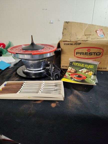 Vintage Presto automatic fondue pot - Lil Dusty Online Auctions - All ...