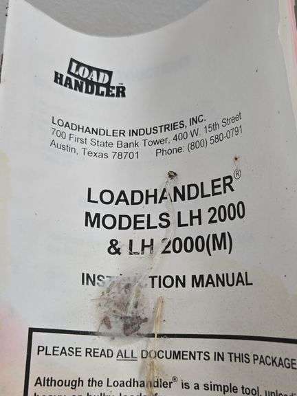 Loadhandler Truck Unloader (Model LH2000) - Lil Dusty Online Auctions ...