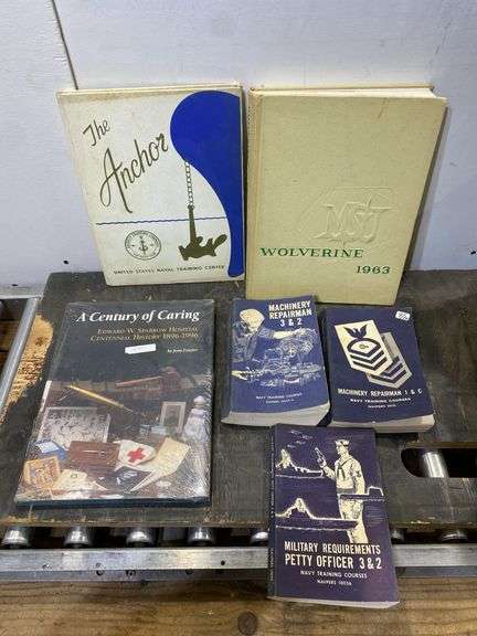 Navy Training Courses 1957, yearbook, MSU yearbook 1963 and more. 7c ...