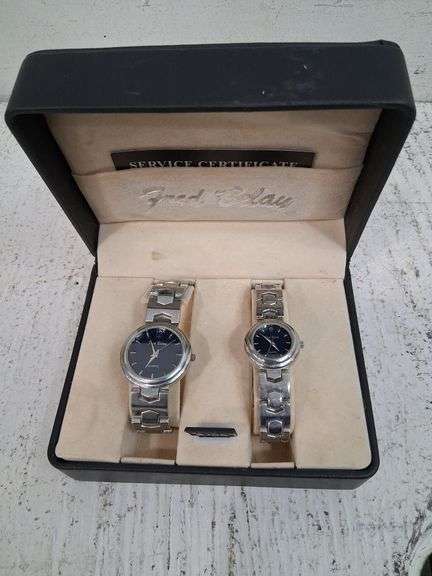 Fred Belay watch set with case. 1b - Lil Dusty Online Auctions - All ...