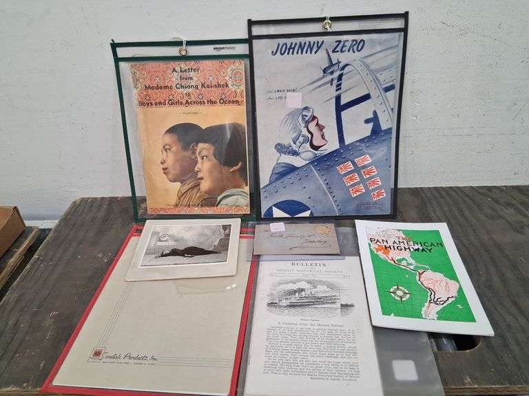 Kronor product book, Johnny Zero, 1945 Detroit, Pan American, and more ...