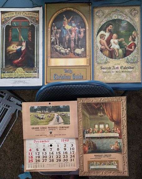 Vintage Assorted Calendars - Lil Dusty Online Auctions - All Estate ...