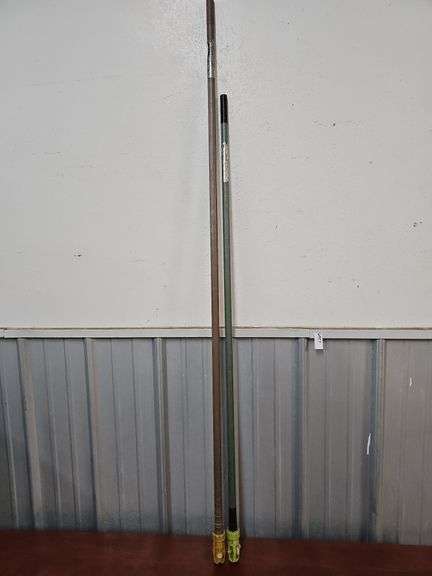 Pair of collapsible cane fishing poles - Lil Dusty Online Auctions ...
