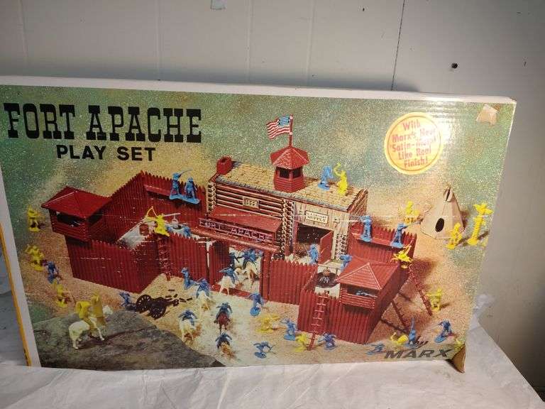 Marx Fort Apache play set - Lil Dusty Online Auctions - All Estate ...