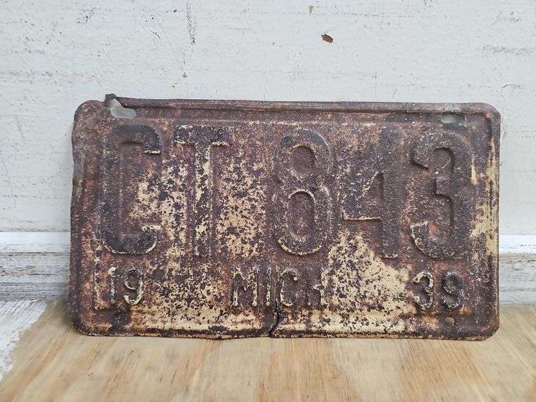 1939 license plate shows a lot if character TTC - Lil Dusty Online ...